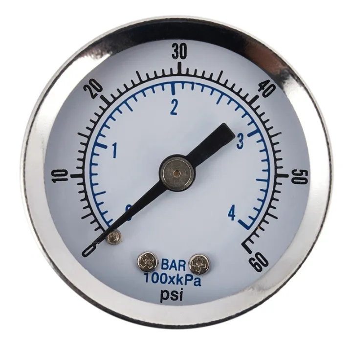 Ts-Z51 0-60Psi Pressure Gauge 40Mm 1/8 Inch Npt Mini Pressure Gauge Air ...
