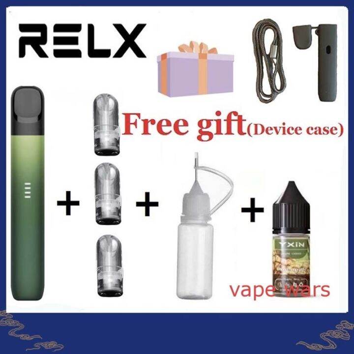 Relx phantom gen vapesmoke rechargeable set original with juice with ...