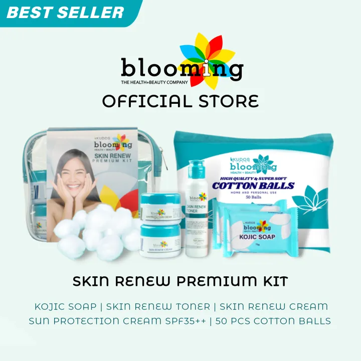 Blooming Skin Renew Premium Kit Rejuvenating Set with Free Cotton ...