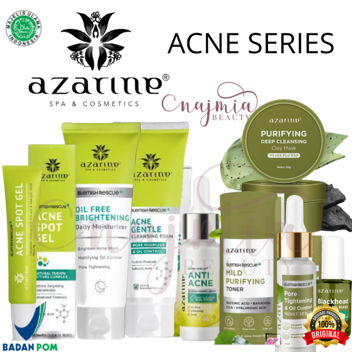 Azarine Anti Acne SERIES Blemish Rescue Series Cleansing Foam 60ml Acne ...