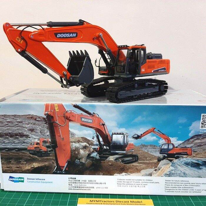 Diecast Miniatur Alat Berat Doosan Excavator DX380 LC-9 (1:50) | Lazada ...