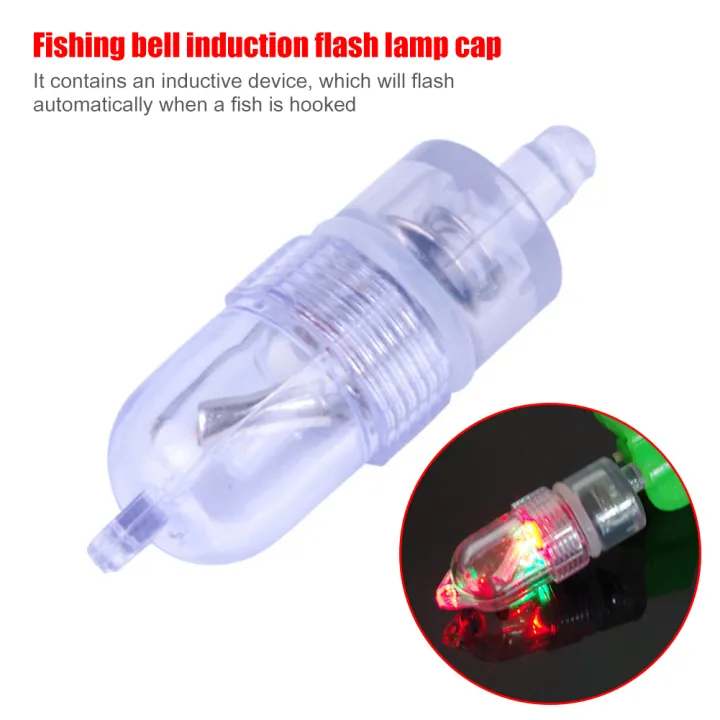 LED Night Fishing Rod Tip Light Smart Sensor Bite Alarm Lamp Fishing ...