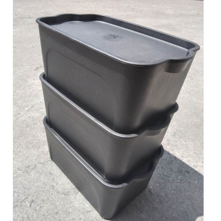 NEW DESIGN MEDIUM PLASTIC STORAGE BOX WITH COVER 15cm width, 25cm ...