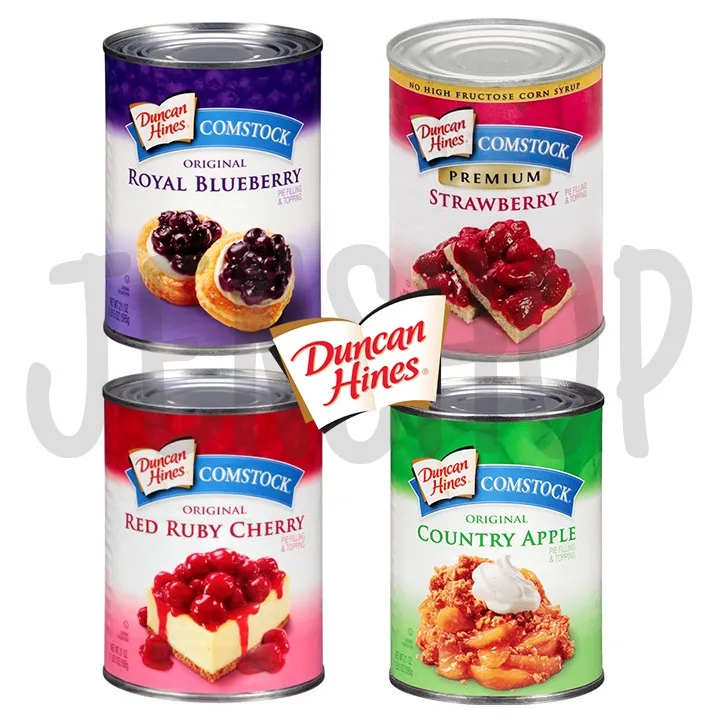 Duncan Hines Comstock Original Royal Blueberry Strawberry Country Apple ...