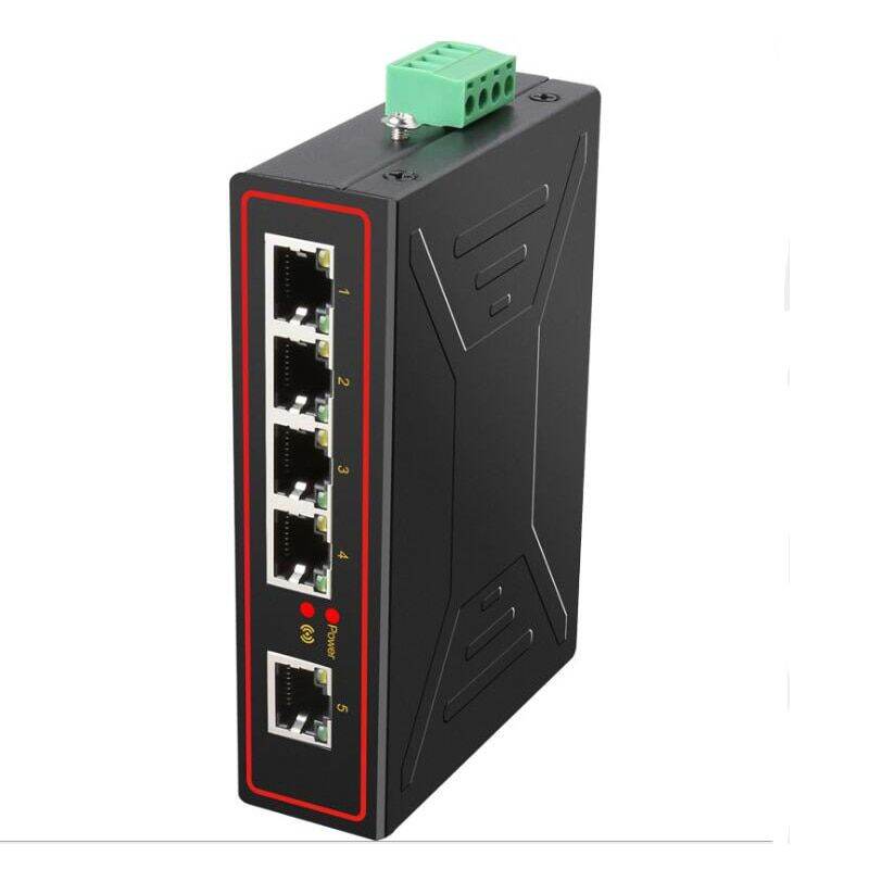 5 Ports Industrial Ethernet Switch 10/100/1000Mbp Gigabit Network ...