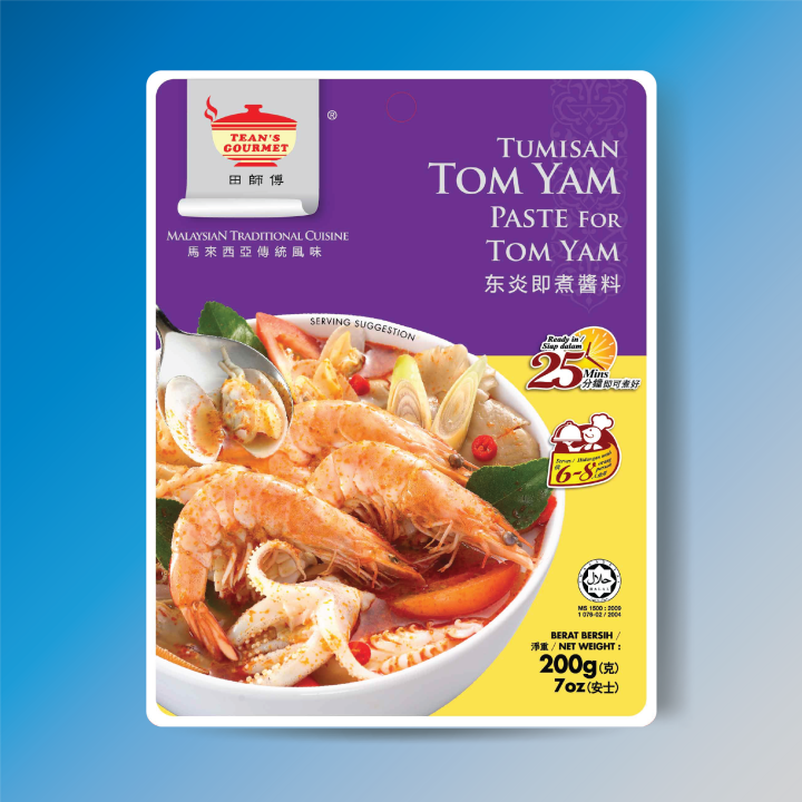 Tean's Gourmet 田師傅 Paste For Tom Yam 200g | Lazada