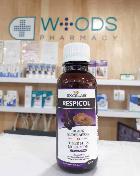 WOODS PHARMACY EXCELAB RESPICOL SYRUP 120ML | Lazada