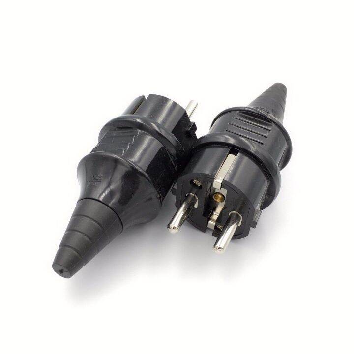 EU European Waterproof IP54 Industrial Electric Power Male Schuko Plug ...