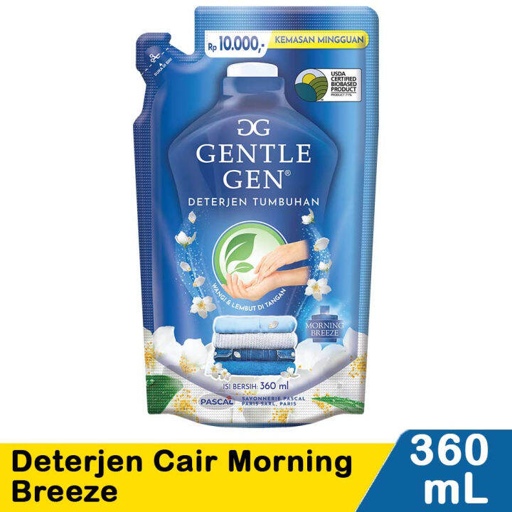 GENTLE GEN DETERJEN CAIR 360ML POUCH REFILL | Lazada Indonesia