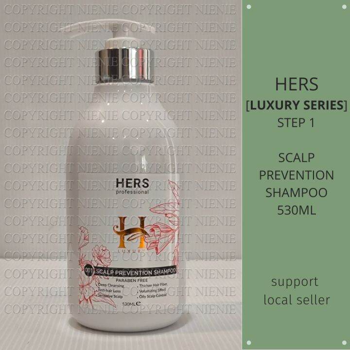 HERS LUXURY SERIES Scalp Prevention Shampoo 500ml STEP No. 1 | Lazada