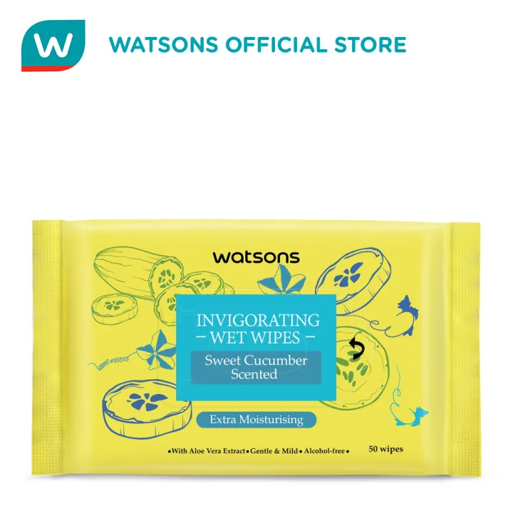 WATSONS Moisturising Wet Tissue | Lazada PH
