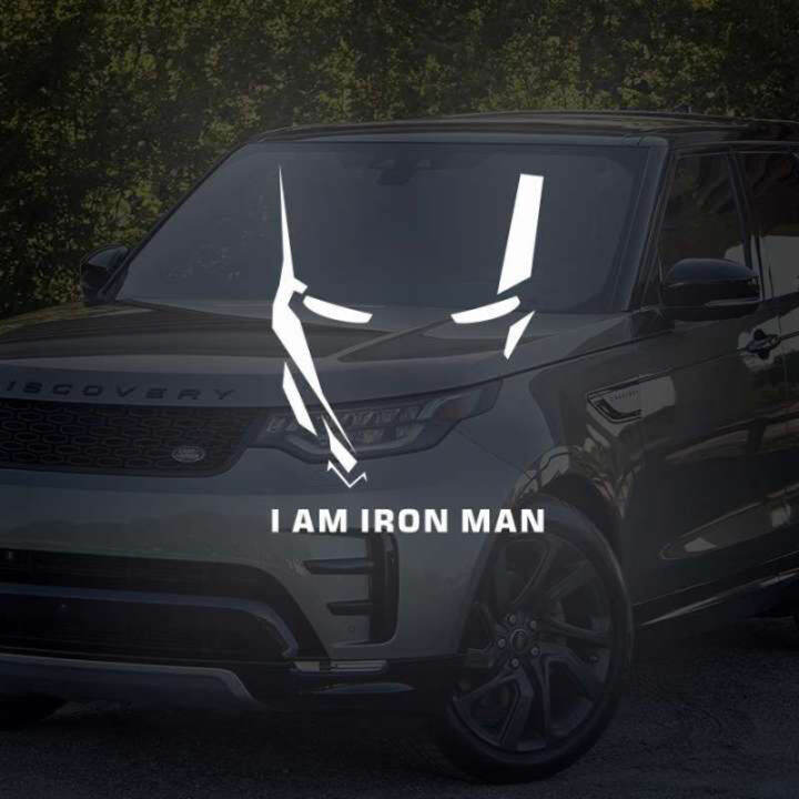 Avengers Alliance Marvel Iron Man Helmet Body Car Door Car Window ...
