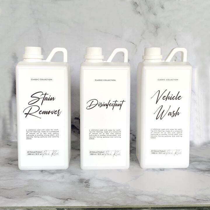 Botol Laundry Jerigen 1000 ML Botol Detergent Softener Laundry Room ...