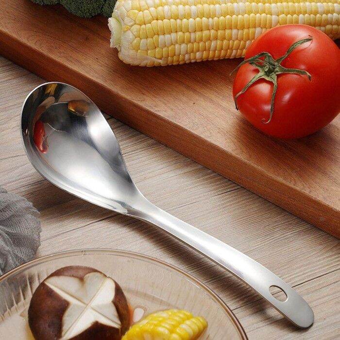 Centong Nasi Stainless Anti Karat Praktis Serbaguna Sendok Nasi Sayur ...