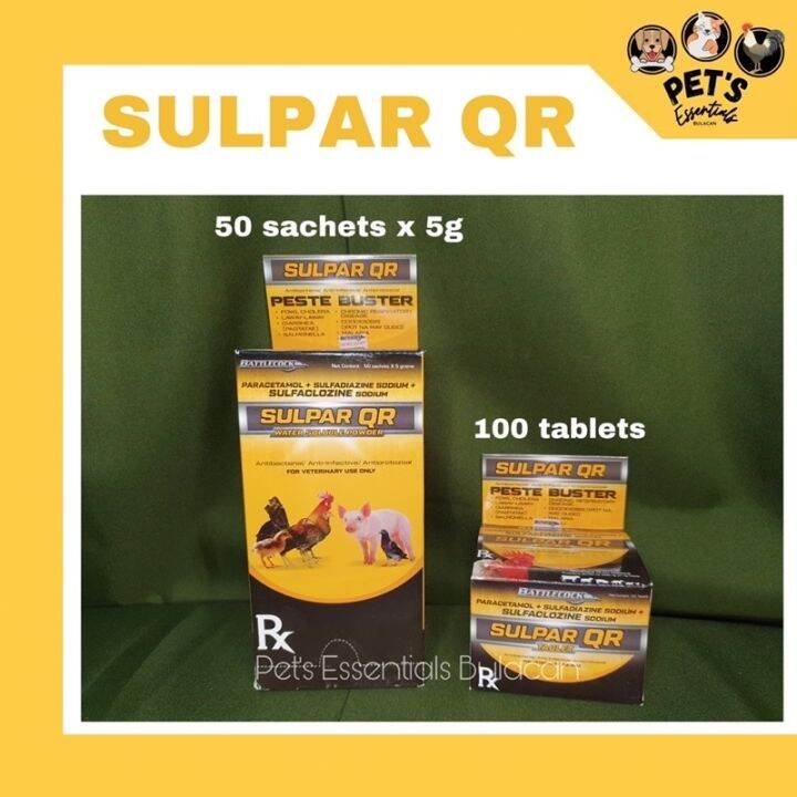 COD Sulpar QR 100 tablets / 50 sachets x 5g | Lazada PH