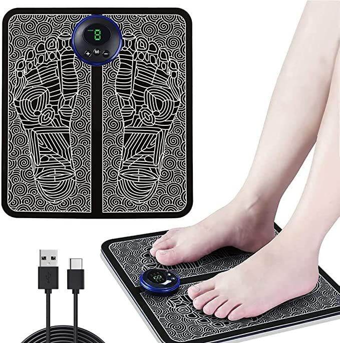JBox# Foot Massage Pad Mat Japan Technology Foot Therapy Massager Ems ...