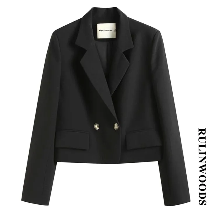 CHICCHIC 2สีเสื้อแจ็คเก็ตอินเทรนด์ เสื้อสูทแฟชั่นเกาหลีผู้หญิง | Lazada.co.th