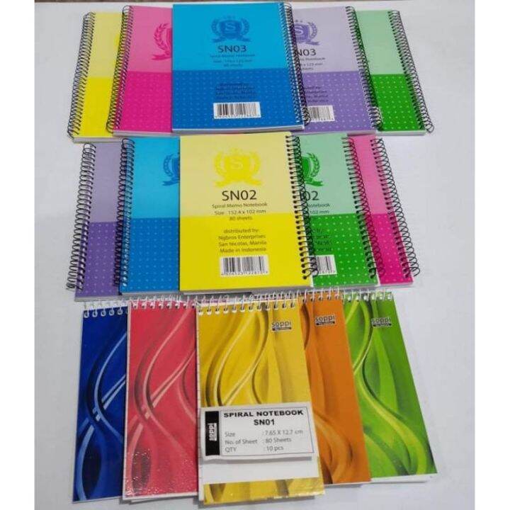 Notes Soppi/ 10 notebooks per pack | Lazada PH