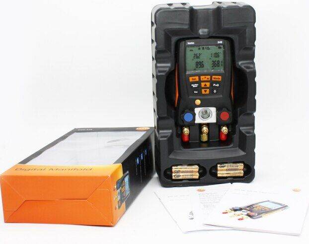 Testo 549 Digital Manifold Gauge 2 Valves System for HVAC 0560 0550 ...