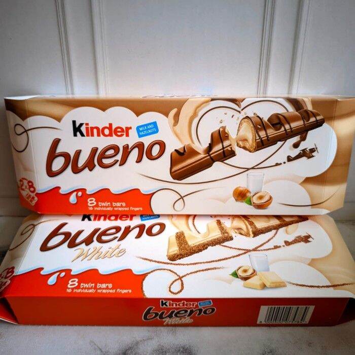 KINDER BUENO WHITE 8 TWIN BARS 344g | Lazada Indonesia