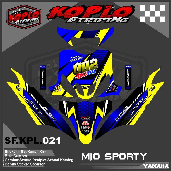 Stiker Decal Full Body Motor Yamaha Mio Sporty - Sticker Decal Full Body Mio Sporty Desain ...