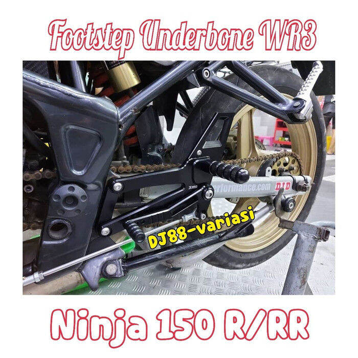 Gratis Ongkir Footstep underbone wr3 ninja 150rr ninja 150 r step depan ...