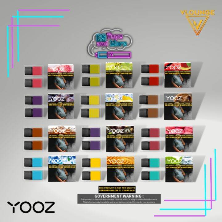 YOOZ PODS 2 in 1 Pack 2ML each Pod Authentic YOOZ Vape Pods | Lazada PH