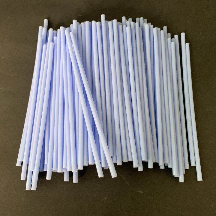 Light Blue Lollipop Sticks (5.5 inches long) Light Blue Straw | Lazada PH