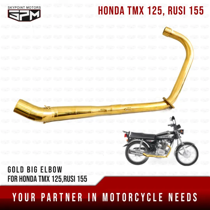 HONDA TMX 51MM GOLD ELBOW TMX155/125/ RUSI TC 125/150/155/175 GOLD ...