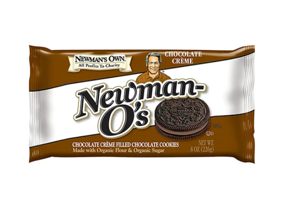Newman's Own Newman-O's Chocolate Crème Filled Chocolate Cookies 226g ...