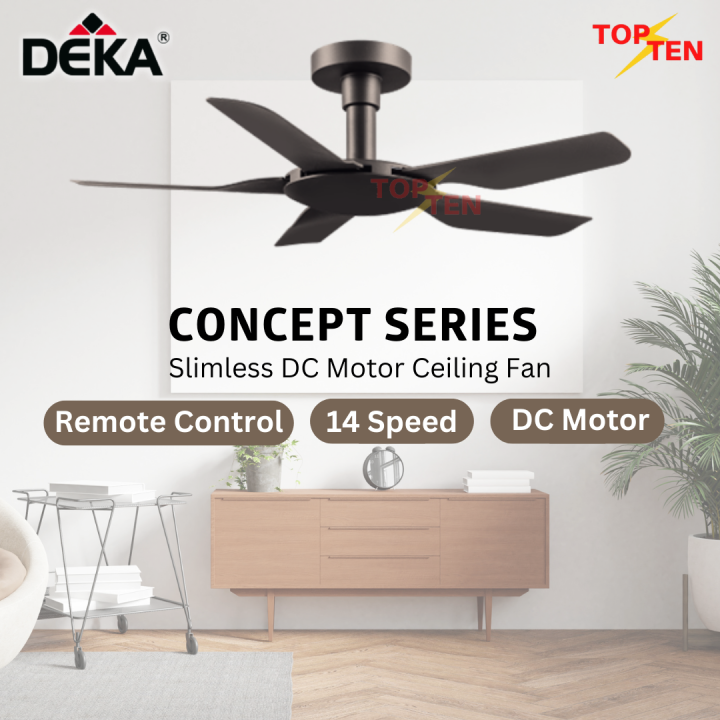 Deka Concept Series Concept 1 Ceiling Fan 56" 42" Concept 1 Baby 14 ...