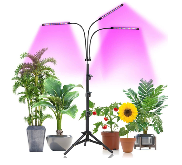 LED Plant Grow Light Timer Phyto Lamp Plants Full Spectrum Dimmable ...