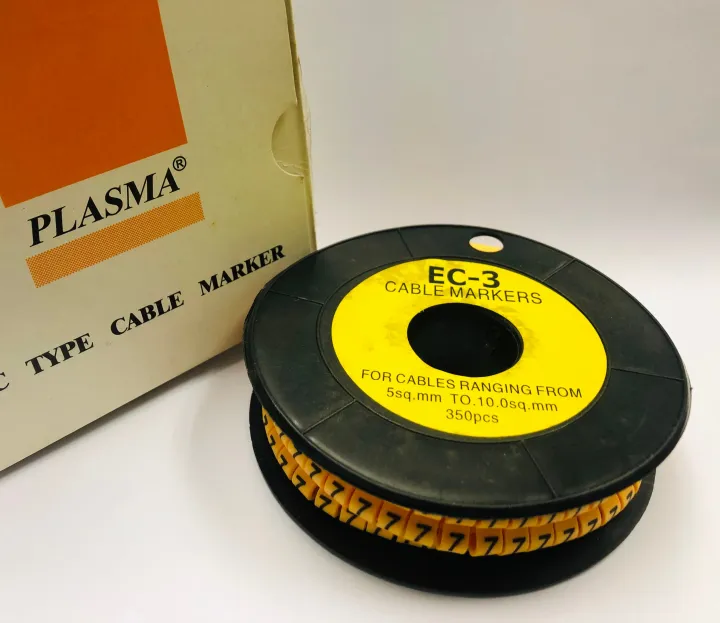 Plasma EC-3 Cable Marker ( 0-9 ) (A-Z ) ( + ) | Lazada