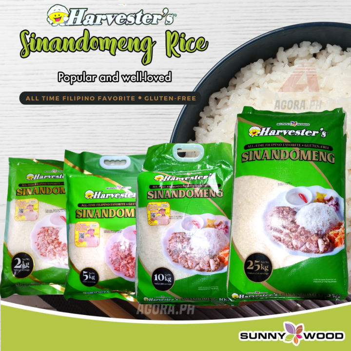 Sunny Wood Harvester's All Time Filipino Favorite Gluten Free Sinandomeng Rice | Lazada PH