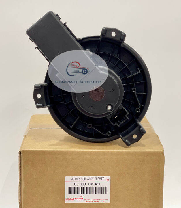 Blower Motor Assembly Toyota Innova / Fortuner / HiAce / Hilux 2016-Up ...