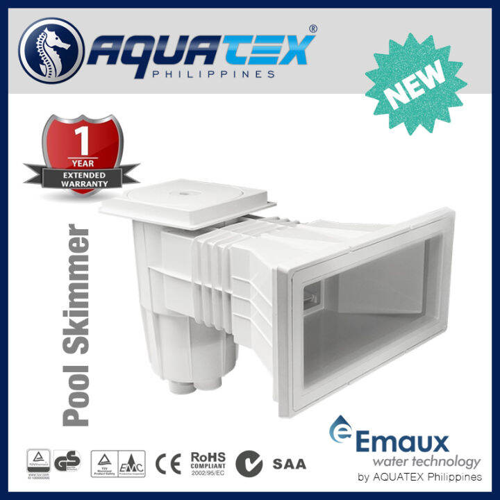 EMAUX Deluxe Pool Wall Skimmer Wide Mouth 15 Liter - EM0140 | Lazada PH