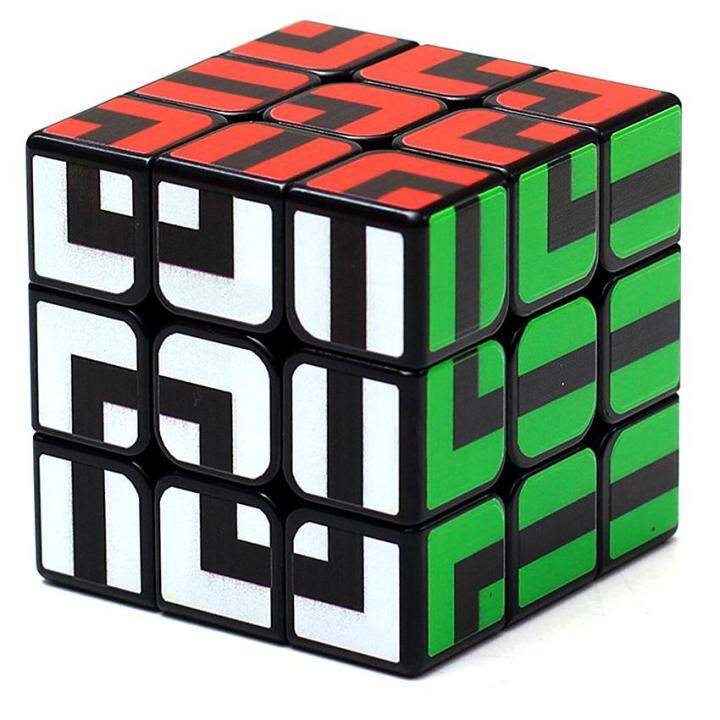 Z-Cube 3x3 Maze Cube Type Speed Rubik's Cube Black | Lazada PH