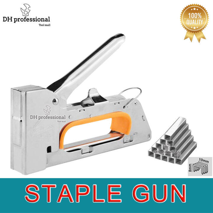 Gun tucker Powerful with bala Staple wire 1008F gun tacker set | Lazada PH