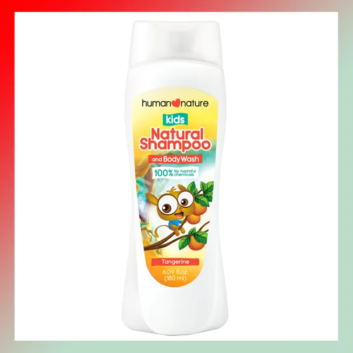 Human Nature Kids Natural Shampoo and Body Wash Tangerine 400ML | Lazada PH