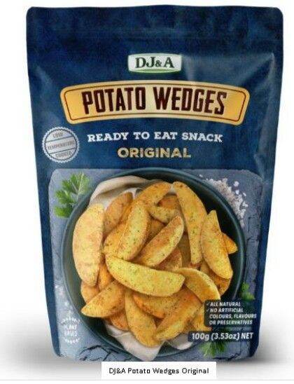 (PROMOTION PRICE) DJ&A Potato Wedges Original 450g มันฝรั่งกรอบ รส ...