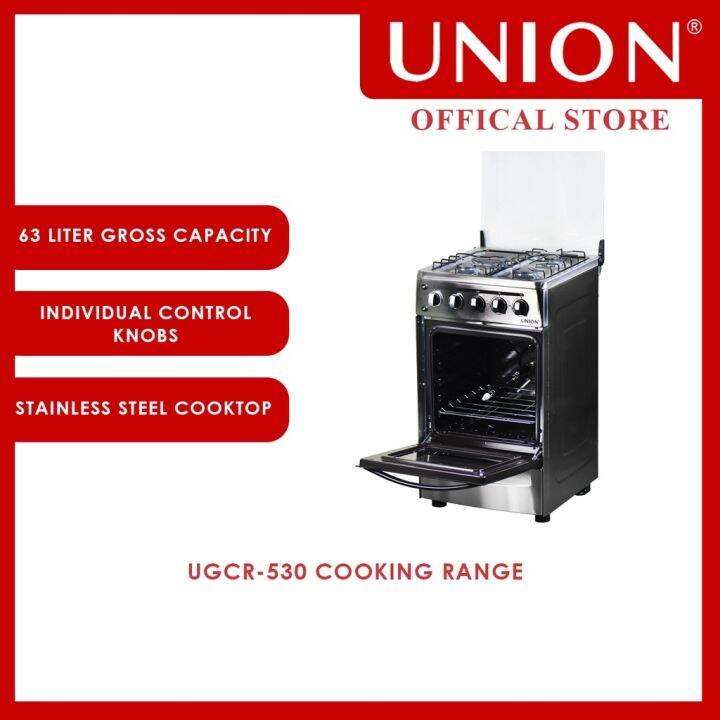 Union UGCR-530 Gas Range Stainless with Rotisserie | Lazada PH