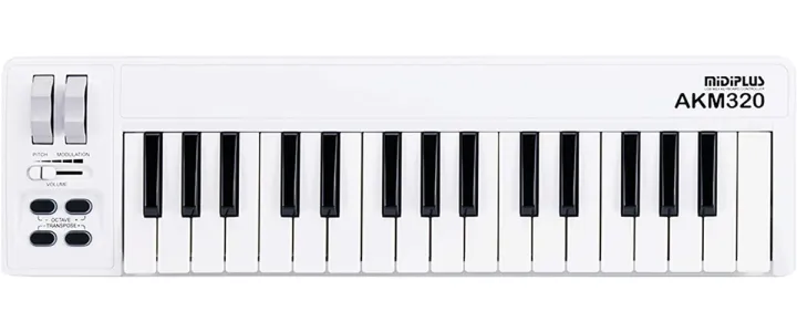 midiplus AKM320 32 key MIDI Keyboard Controller, white | Lazada.co.th