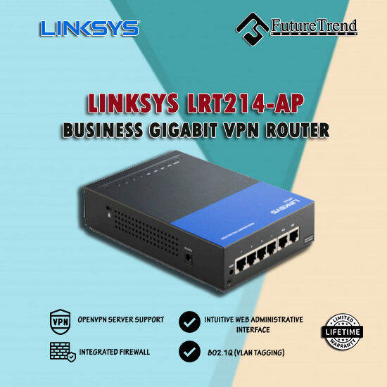 Linksys LRT214-AP Business Gigabit VPN Router | Lazada