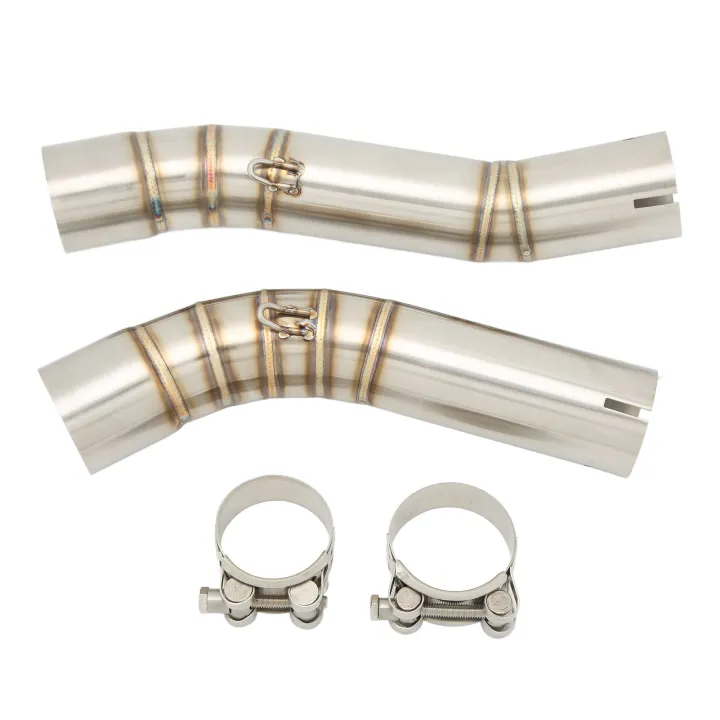 Exhaust Mid Pipe Middle Link Tube High Strength for Motorbike | Lazada PH