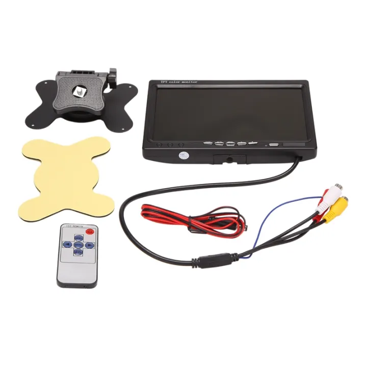 12V-24V 7 Inch TFT LCD Color HD Monitor for Car CCTV Reverse Rear View ...
