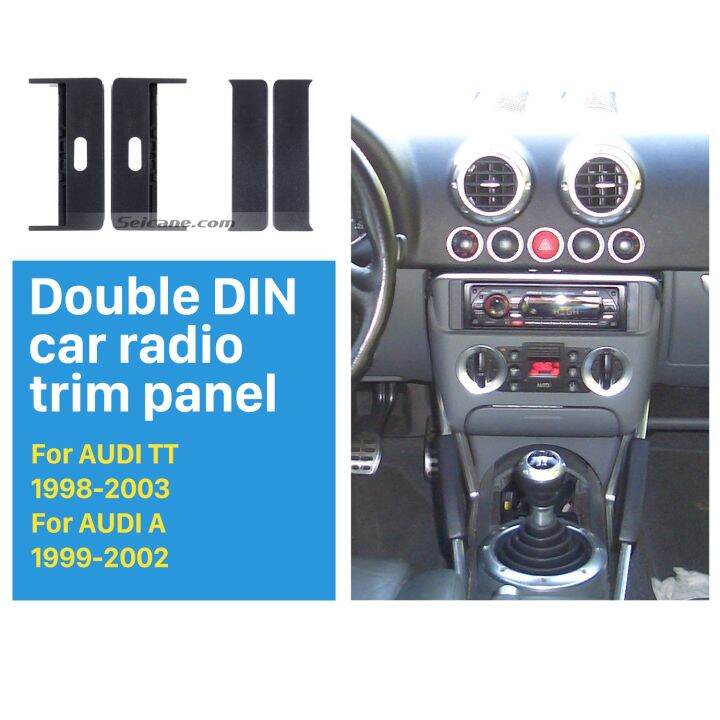 Seicane 1Din Car Radio Fascia Frame Panel for 1998 1999 2000 2001 2002 ...