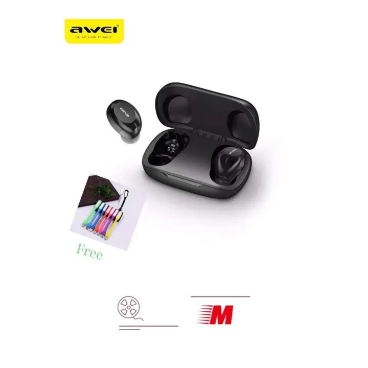 Awei T20 true wireless sport earbuds with charging casegYj | Lazada PH
