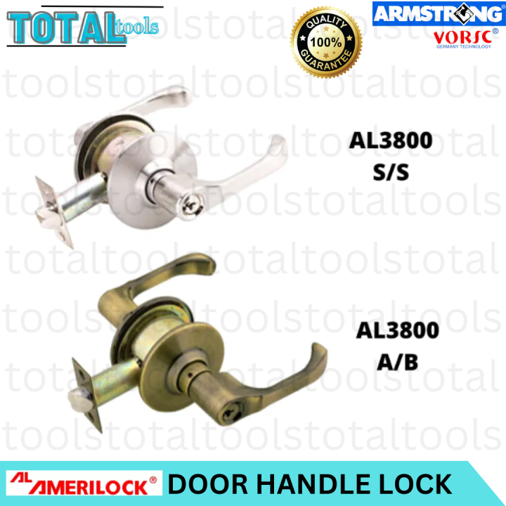 AMERILOCK HANDLE LOCK AL3800 S/S, AL3800 A/B Total Tools Hardware ...