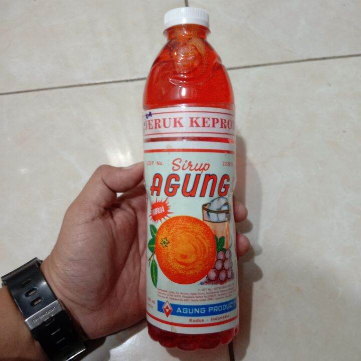 Sirup AGUNG rasa jeruk keprok ASLI KUDUS 600ML REPACK REFIIL | Lazada ...