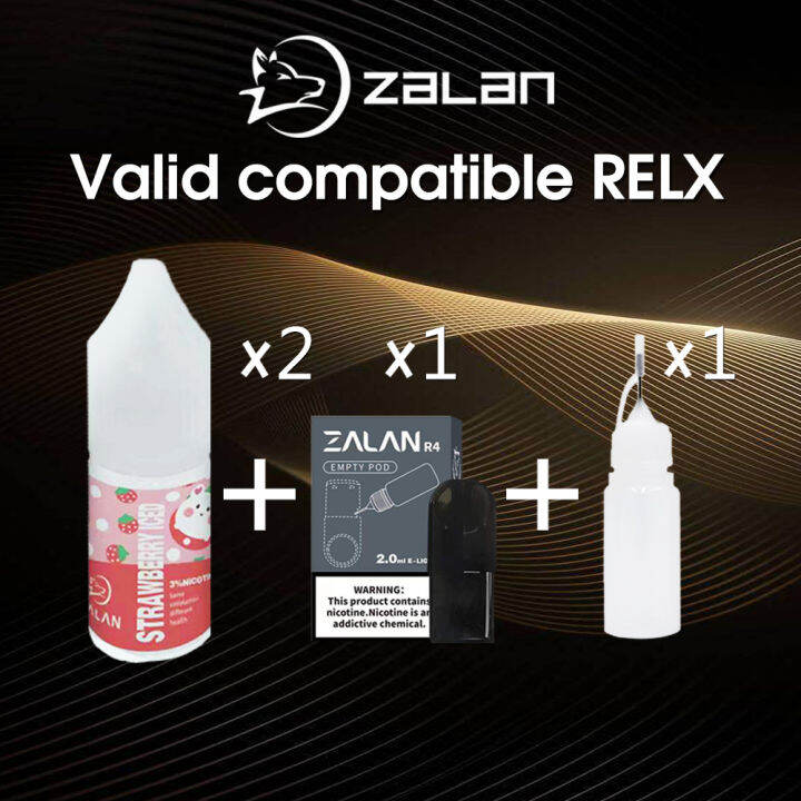 ZALAN vaperjuice set(Refillable) Zalan juice 10ml can be filled with ...